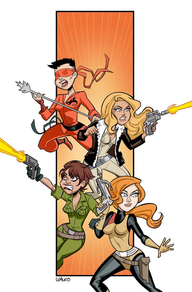GI Joe Ladies :: Cover Art – bill walko